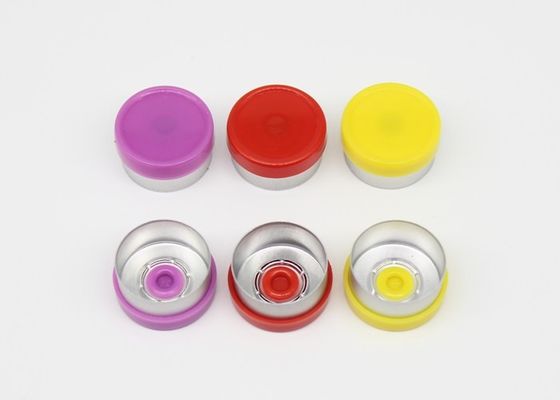 13mm Smooth Flange Colorful Injection Medical Vial Flip Off Cap