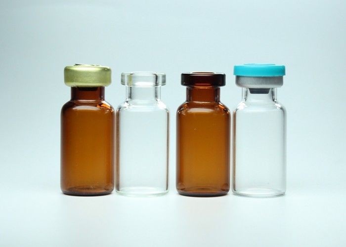 Transparent or Brown Glass Tube Vials 2ml Capacity Borosilicate Glass ...