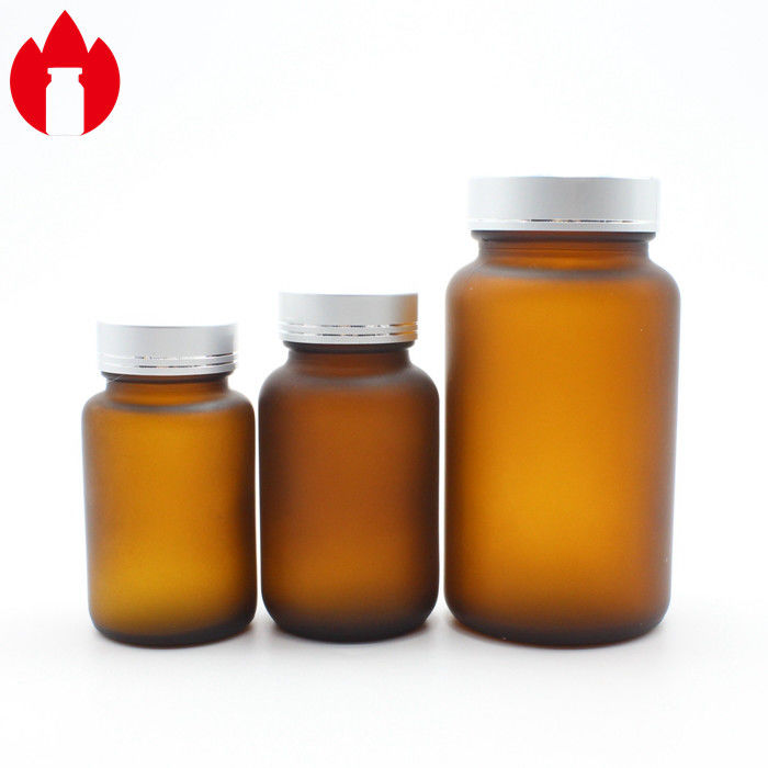 100ml 120ml 300ml Wide Mouth Vials Medical Amber Wide Mouth Glass Jar ...