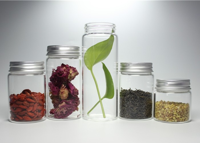 High Temperature Resistant High Security High Borosilicate Glass Jar