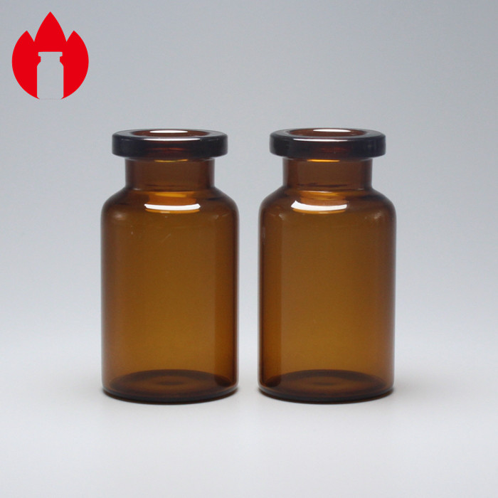 10R Amber Pharmaceutical Glass Vial