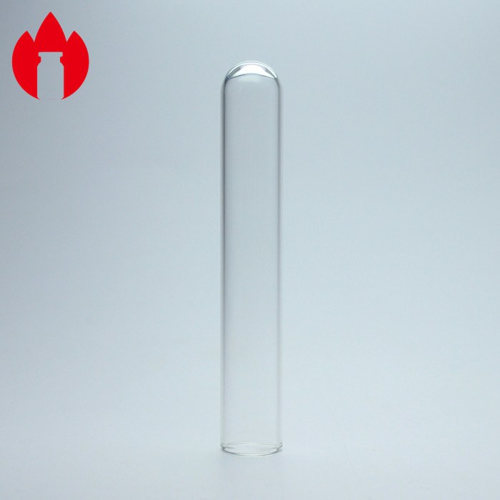 10*75mm 3ml Glass Test Tubes Transparent Color With Round Bottom