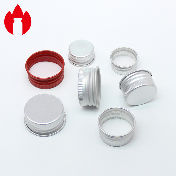 Round Shaped Aluminium Screw Caps 18mm 24mm 28mm With Multiple Color