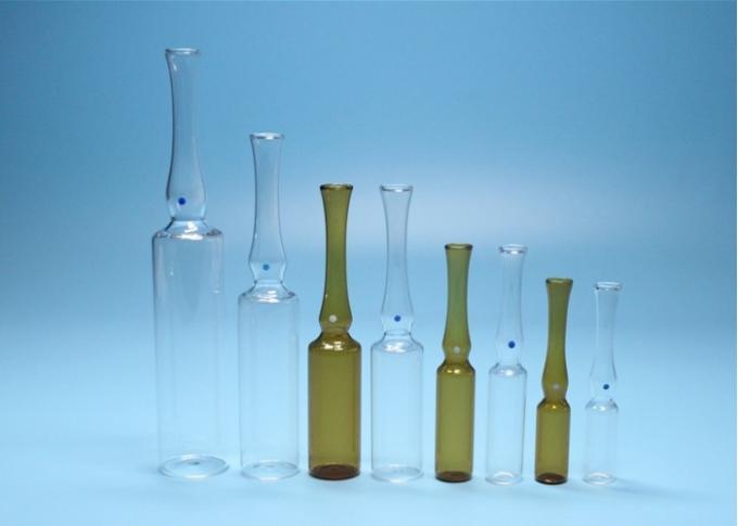 Clear / Amber Glass Ampoule 1ml 2ml 5ml 10ml Capacity For Medical Injection