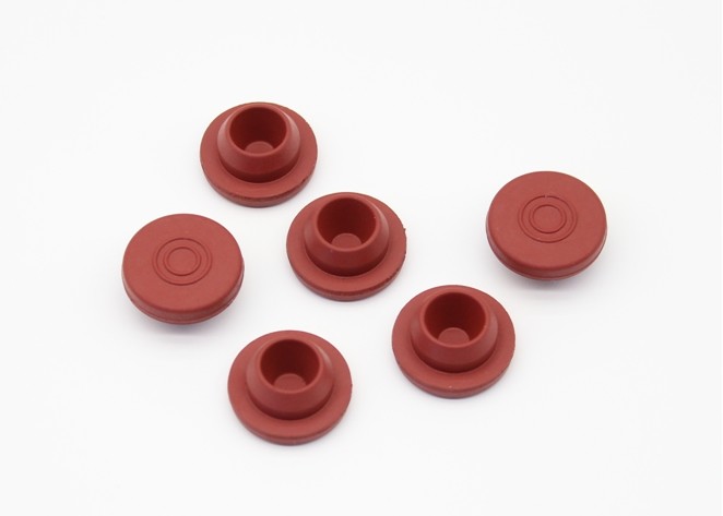 20-A Red Pharmaceutical Rubber Stoppers With Wonderful Chemical Stability