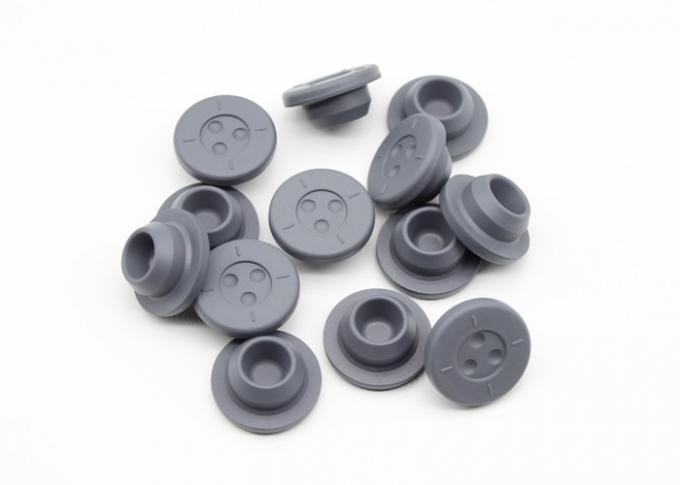 Medicinal Grey Butyl Rubber Stopper , Rubber Stoppers For Pharmaceuticals