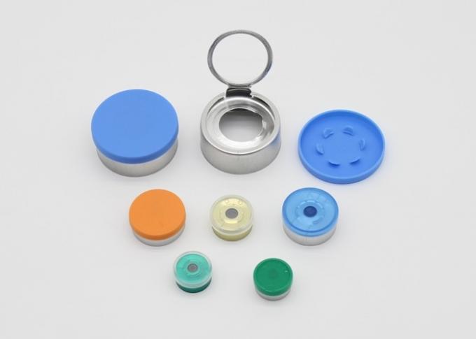 13mm 20mm 32mm Aluminum Crimp Seals , Tear Off Cap Plastic PP And ...