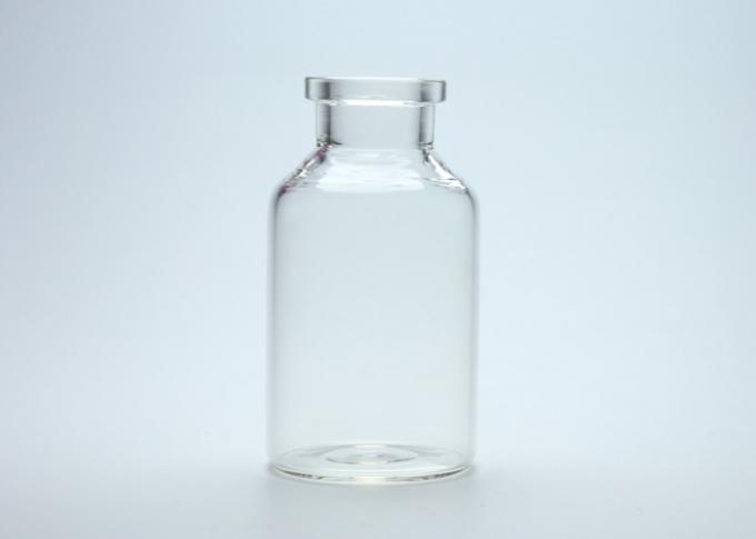 ISO Standard 20ml Transparent Injection Medicinal Glass Tube Vial