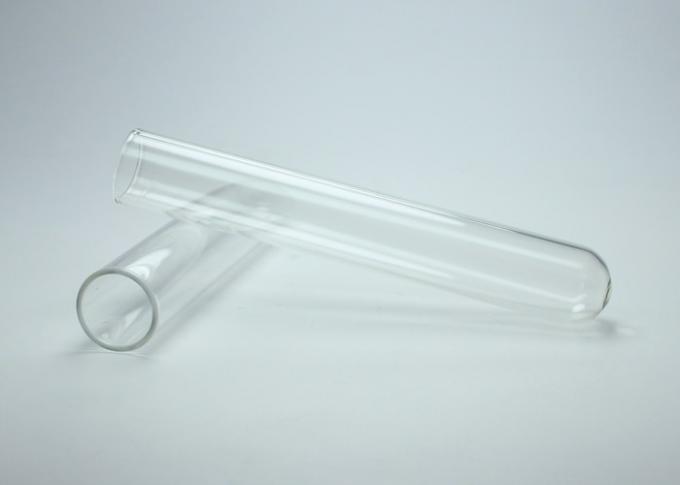 16*100mm 10ml Lab Test Tubes , Laboratory Glass Tube With Round Bottom