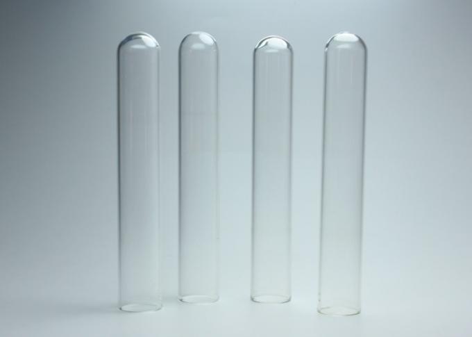 16*100mm 10ml Lab Test Tubes , Laboratory Glass Tube With Round Bottom