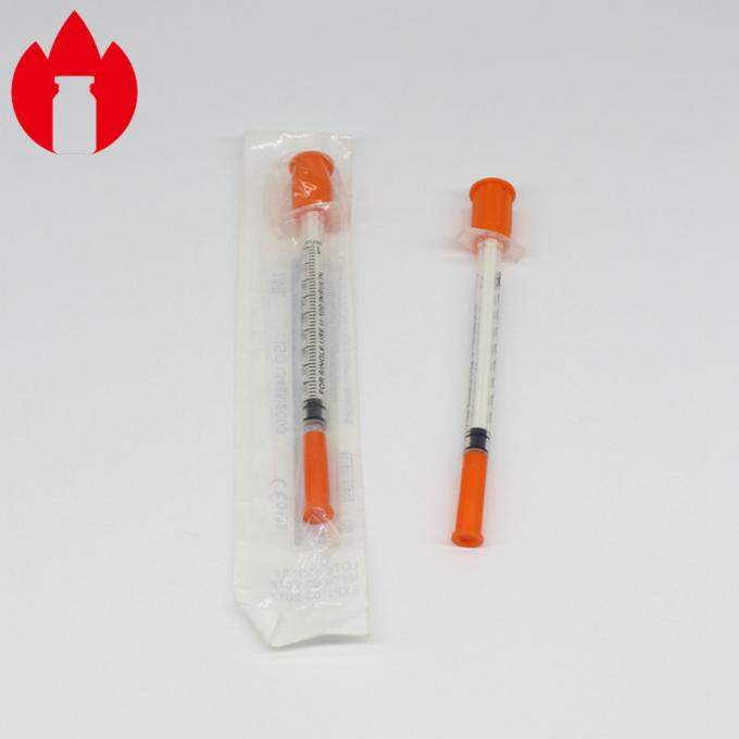 Disposable Medical Injection 1ml Plastic Prefilled Syringes Insulin Syringe
